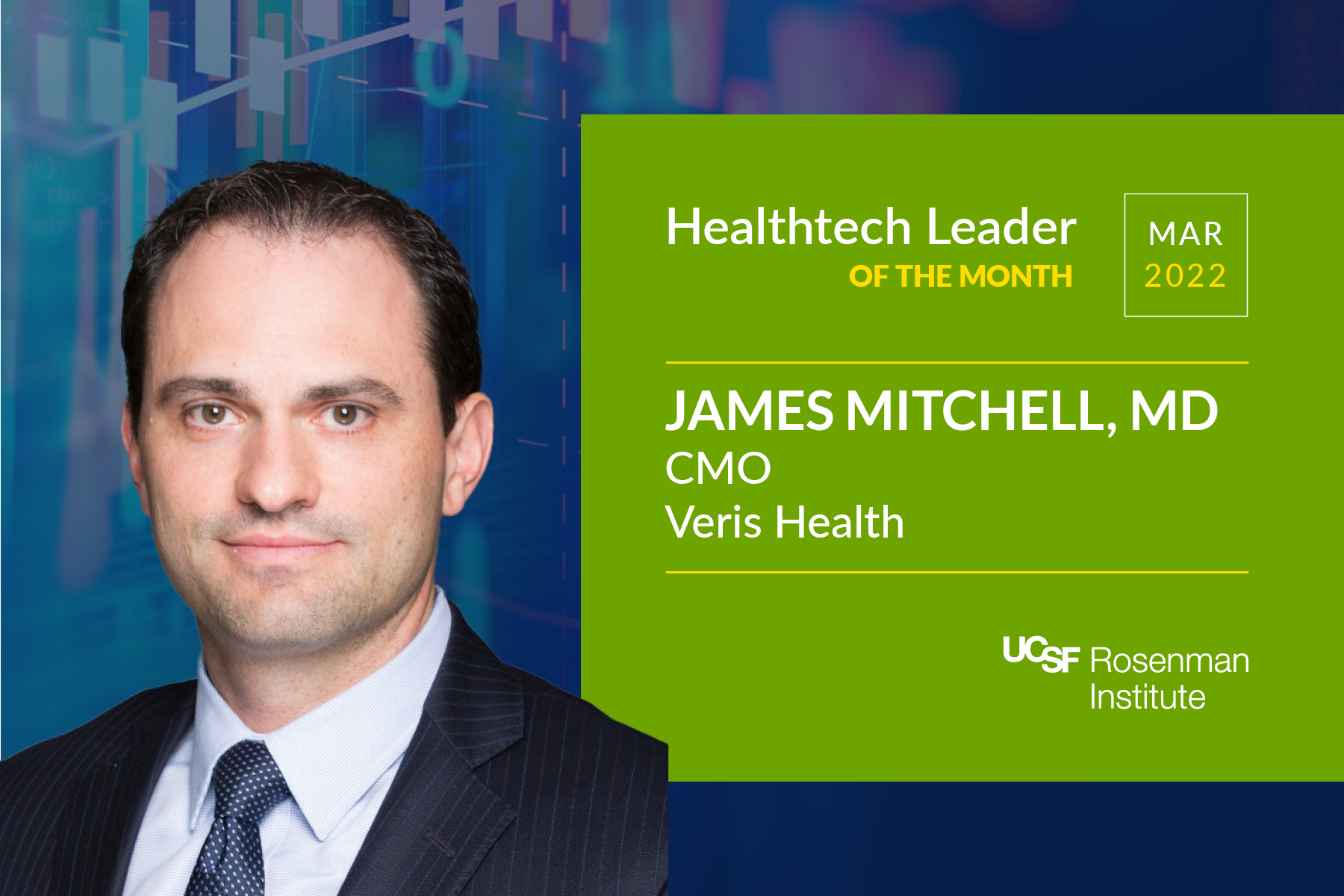 Healthtech Leader of the Month: James Mitchell, MD, Co-Founder ...