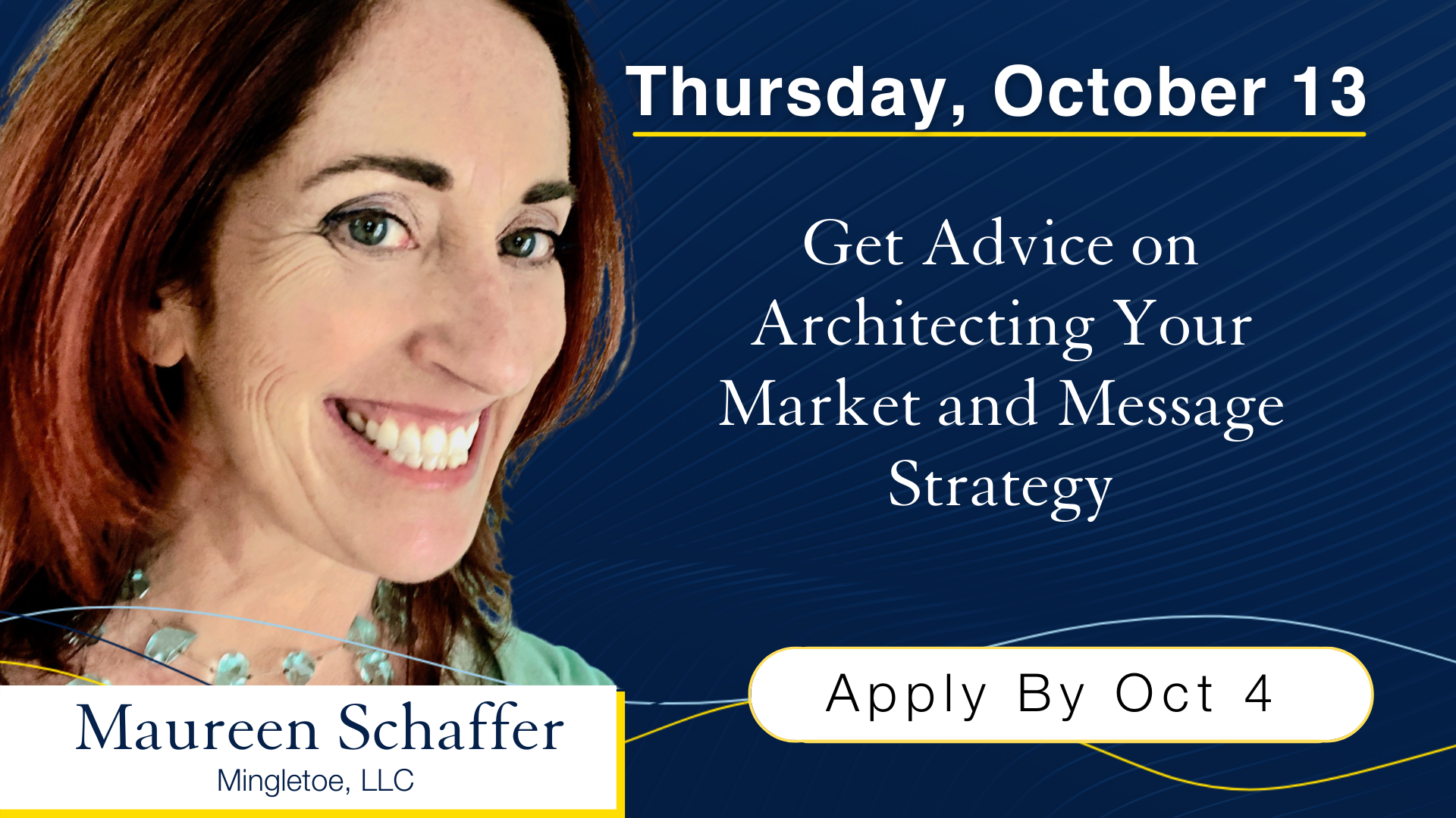 Maureen Shaffer - Architecting Market and Message Strategy - UCSF Rosenman Institute