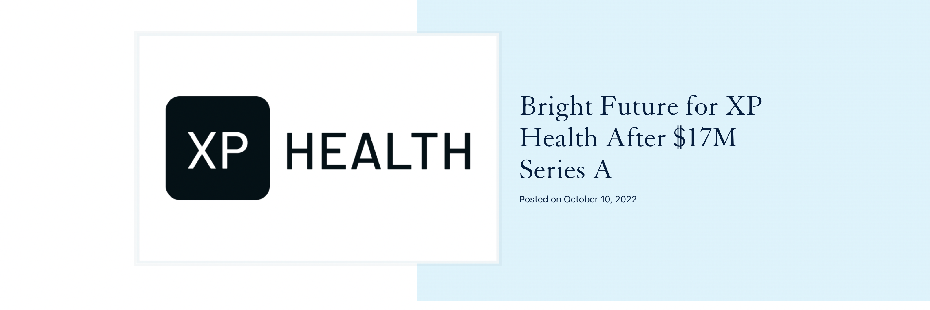 Bright Future for XP Health After $17M Series A - UCSF Rosenman Institute