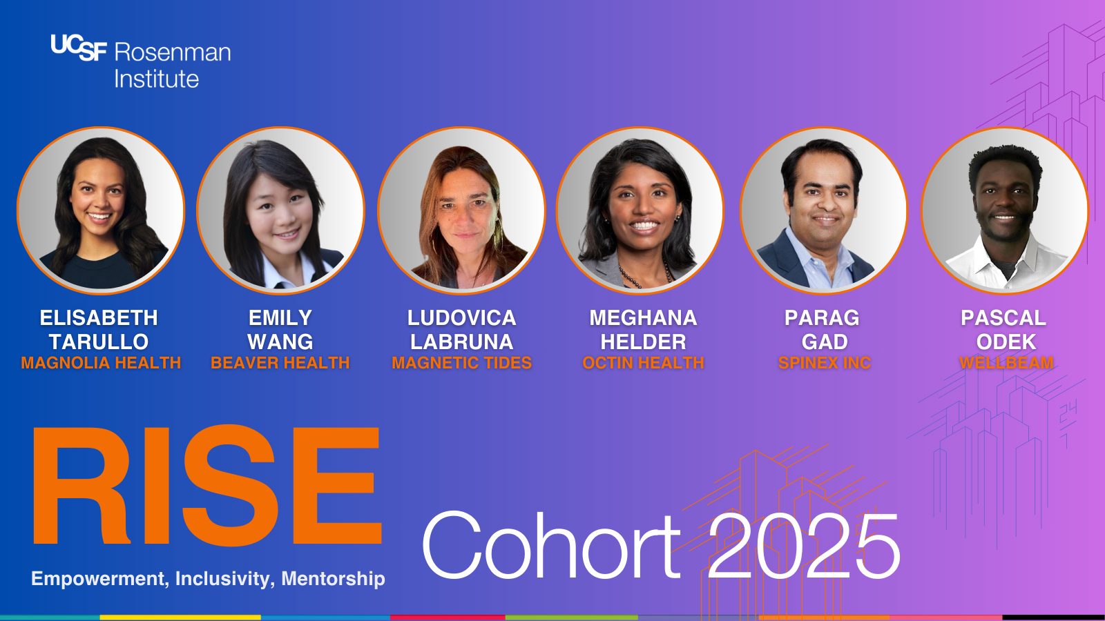 UCSF Rosenman RISE Program: Meet the New Class of Healthtech Innovators